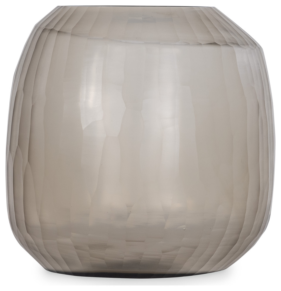 Rhone Smoky Glass Vase Large - Transitional - Vases - by BoBo ...