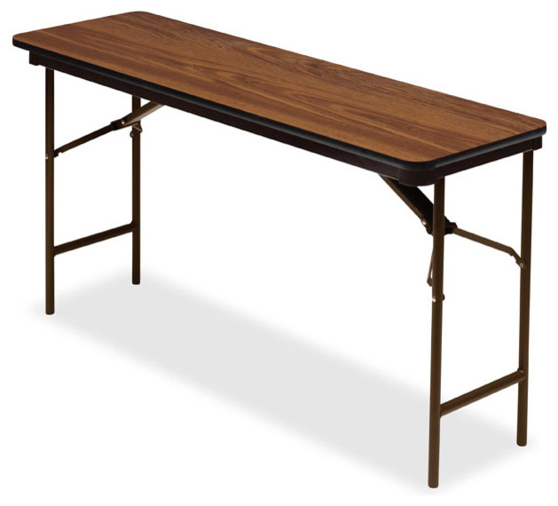 Premium Wood Laminate Folding Table 18x60 - Contemporary - Folding ...
