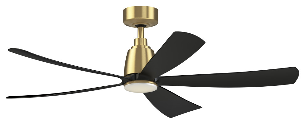 Fanimation Kute5 52" Ceiling fan With LED Light - Transitional ...