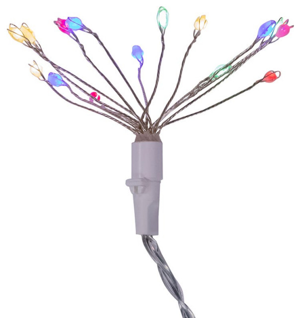 75 Light, Cluster Burst Multi-Color Superbright LED Light Set, 21.8 ...