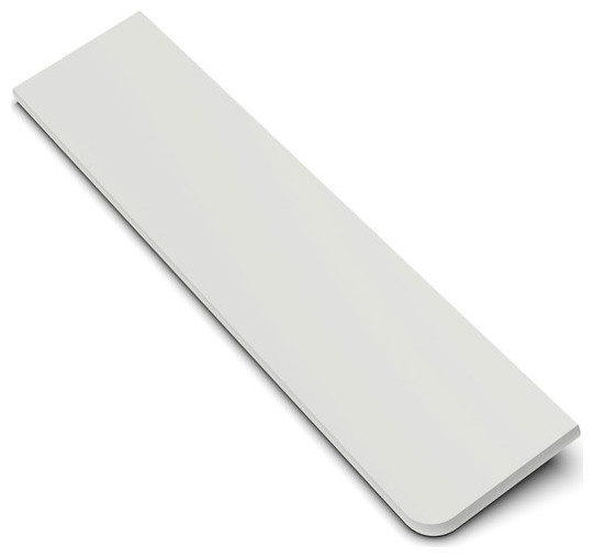 TileWare Boundless Rectangle Shelf Dove Grey Shower Bathroom ...