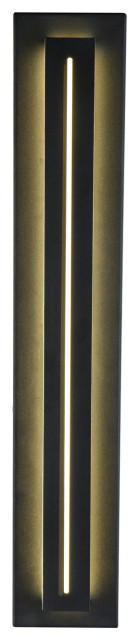 Avenue Outdoor LED Outdoor Wall Mount in Black, 28.000 - Modern ...