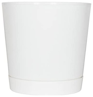 Novelty Full Depth Cylinder Pot, White, 14 Inch - Contemporary ...