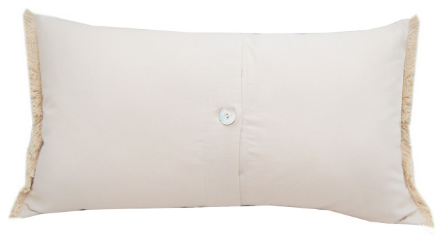 Sea Turtle Migration Coastal Lumbar Pillow - Beach Style - Decorative ...