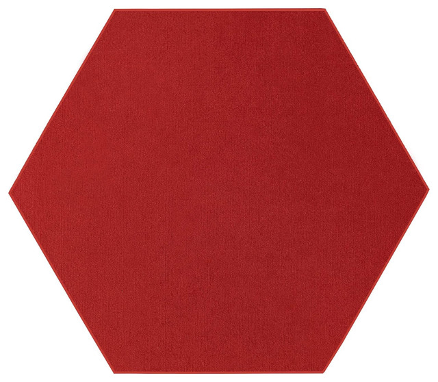 Home Decor Turf Square Area Rug Garden, Decks, Bedrooms, 7' Hexagon ...