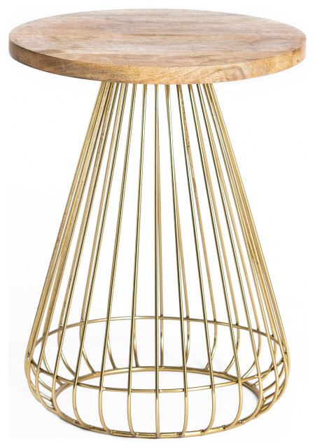 Melody Designer Cage Table - Contemporary - Side Tables And End Tables ...