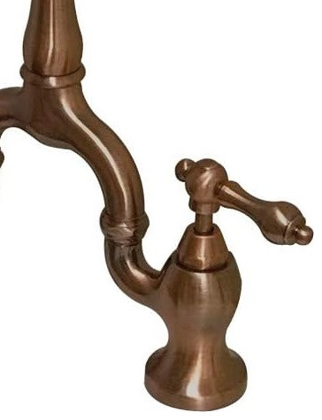 Kitchen Bridge Faucet, English Country Design & Side Sprayer ...