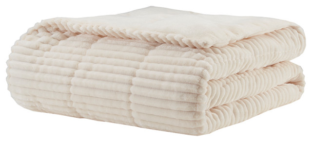 Madison Park Parker Corduroy Plush 60x70" Winter Throw Blanket ...