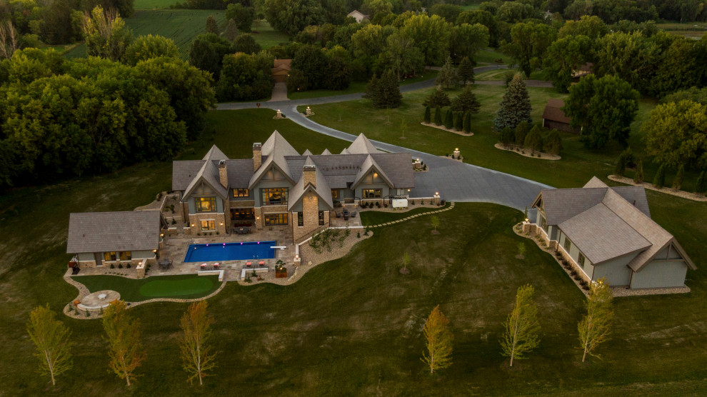 Shingle Style Lodge - Traditional - Exterior - Minneapolis - by James ...