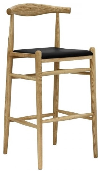 Danish Elbow Stool - Midcentury - Bar Stools And Counter Stools - by ...