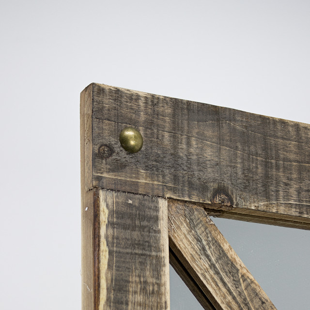 American Art Decor Rustic Wood Full Length Mirror 70", 70.25"x20.25 ...