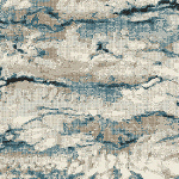 Regal 89584-6949 Area Rug, Silver And Blue, 2'0" x 3'5" - Contemporary ...