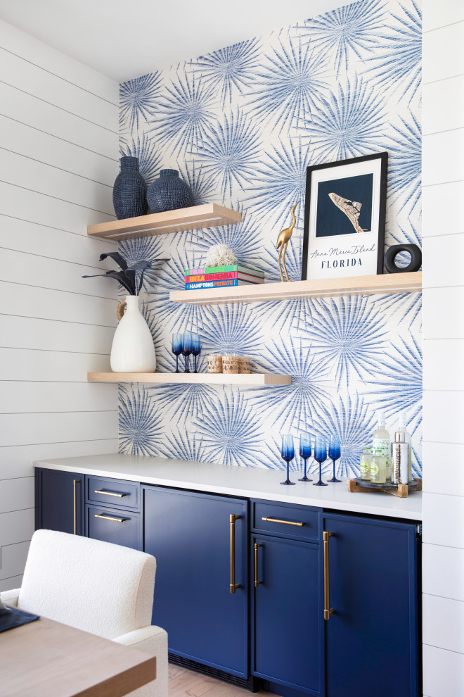 The Sweet Spot - Beach Style - Home Bar - Tampa - by Emily Moss Designs ...