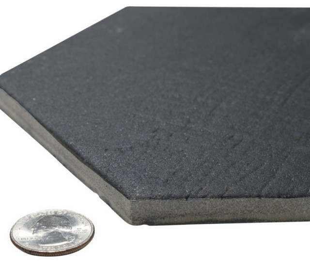 Merola Tile Retro Mini Hex Porcelain Floor and Wall Tile Sample ...