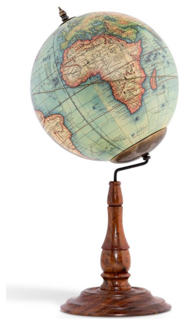 Authentic Models Vaugondy Globe 1745, Multi-colored/Honey French ...