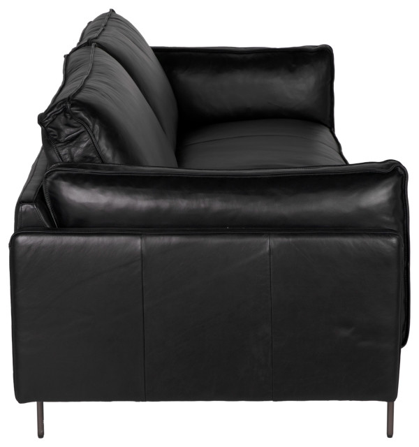 Noir Furniture Ray Sofa in Black - Contemporary - Sofas - by ...