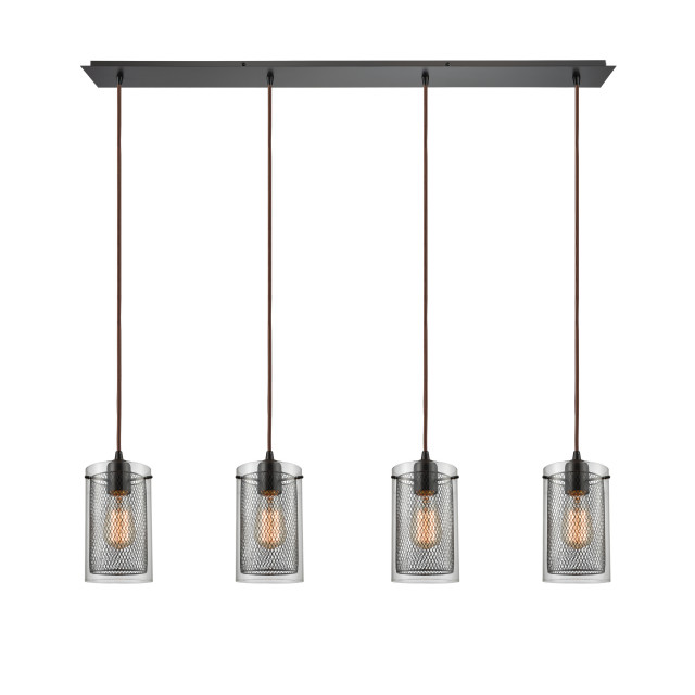 Brant 4-Light Linear Pendant Fixture - Transitional - Pendant Lighting ...
