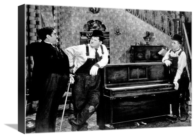 "Laurel & Hardy - Music Box The, 1932" Canvas by Hollywood Photo ...