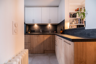Un 35m2 switché - Transitional - Kitchen - Paris - by Ekhia | Houzz