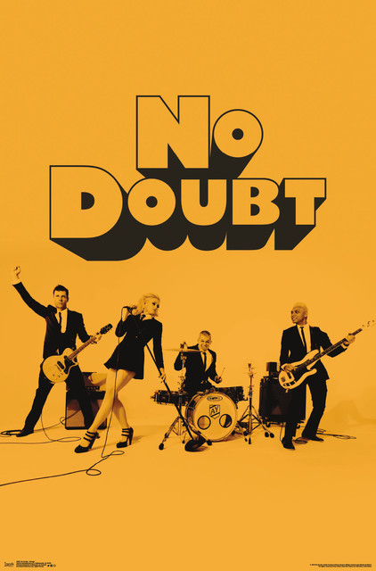 No Doubt Orange Poster, 22.375"x34" - Midcentury - Prints And Posters ...