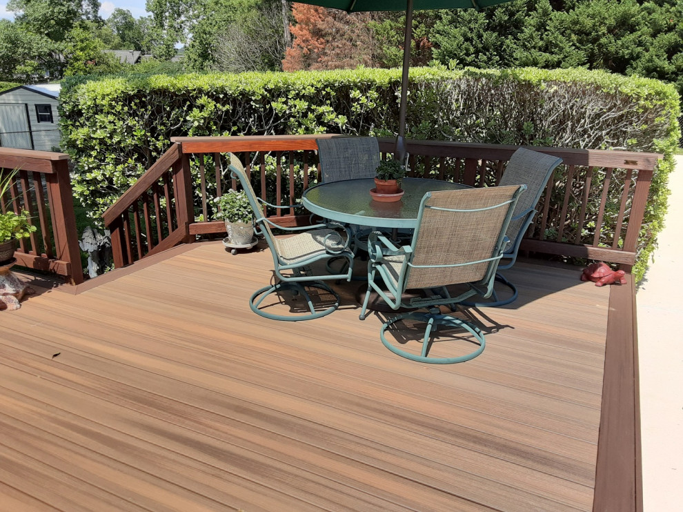 Archadeck Refreshes Warner Robins Deck We Built 20 Years Ago - Deck ...