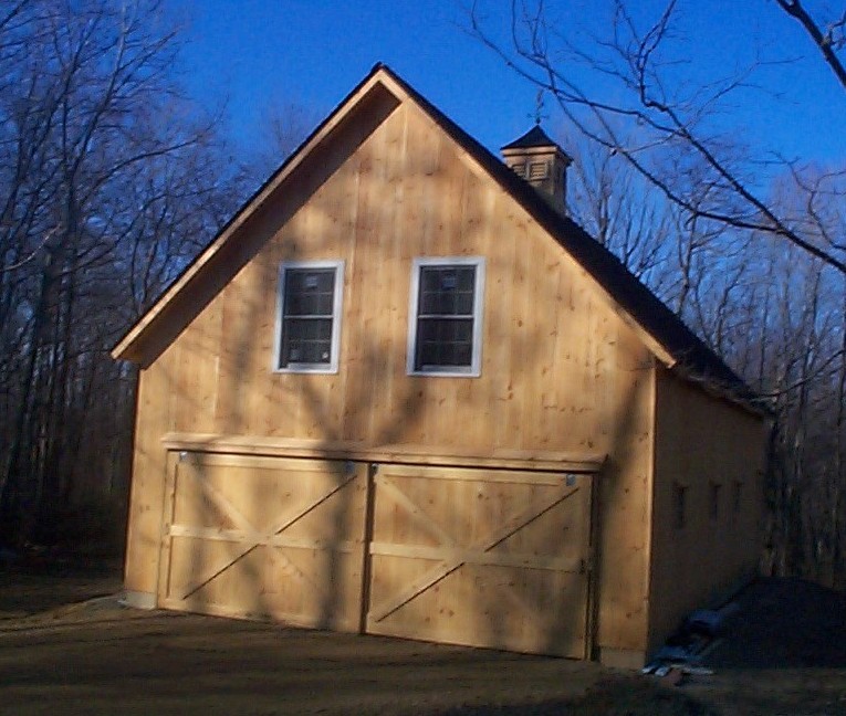 Gable Style Pole Barns - Traditional - New York - by PINE RIDGE POLE ...