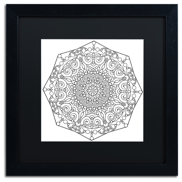 Kathy G. Ahrens 'Mixed Coloring Book 7' Art, 16"x16 - Contemporary ...