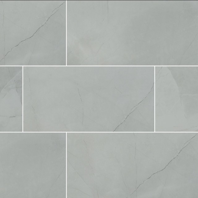 Sande Ivory Polished Porcelain Tile, Sample - Traditional - Wall And ...