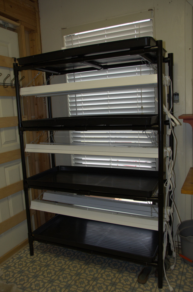 PVC pipe shelf