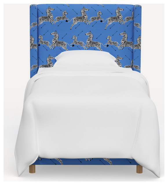 Red from Scalamandre by Cloth & Company Hudson Bed, Zebras, Twin ...