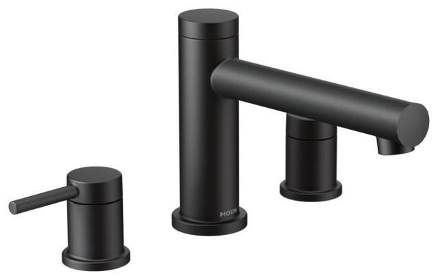 Moen T393 Deck Mounted Roman Tub Filler Trim - Transitional - Bathtub ...
