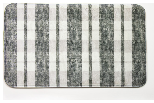 Cameron Memory Foam Bath Mat - Contemporary - Bath Mats - by Brewster ...