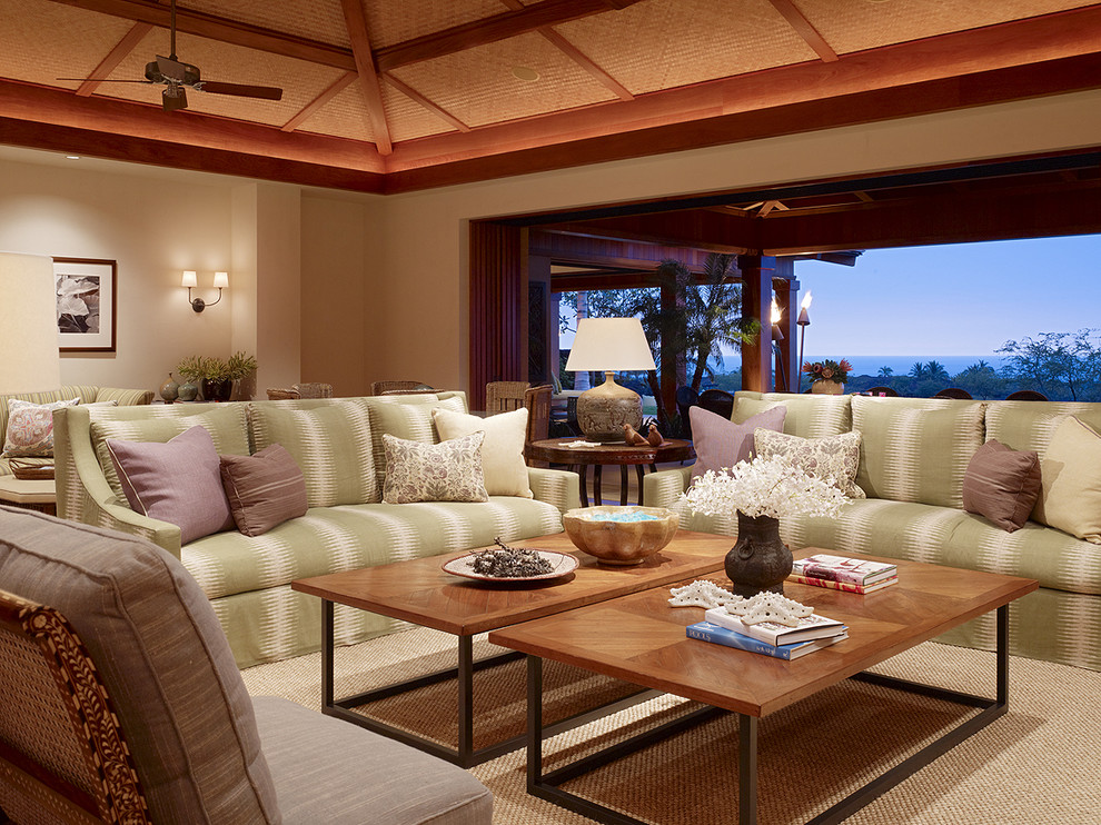 Living Room - Tropical - Living Room - Hawaii - by GT Design, Inc.