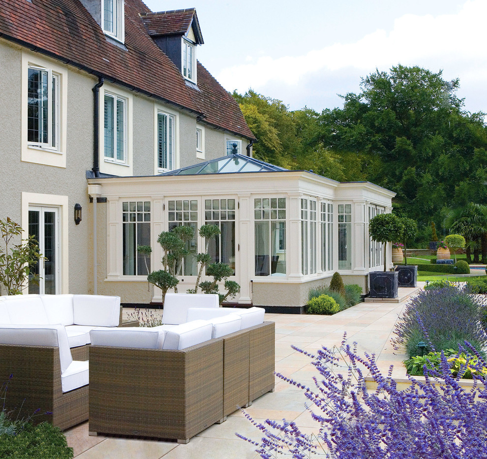 White Conservatory - Traditional - Sunroom - Other - by Vale Garden Houses