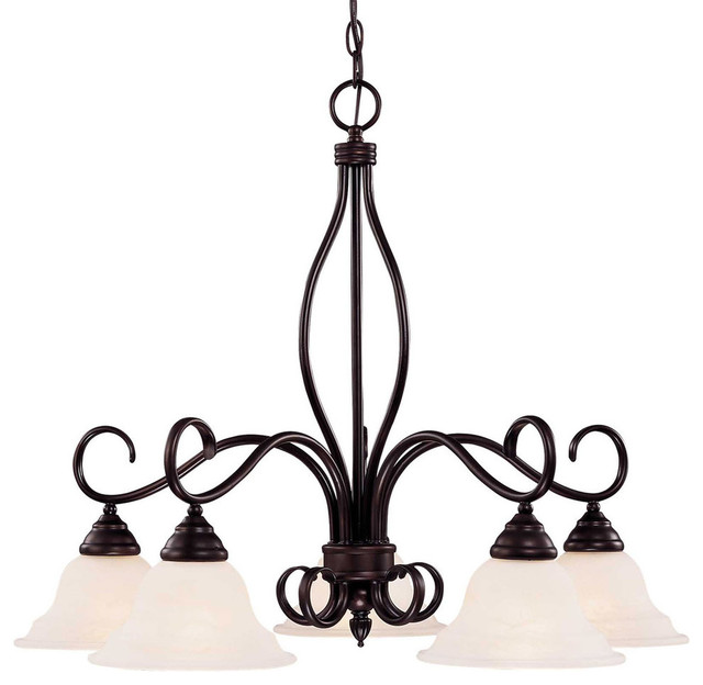 Mansion Chandelier Side View