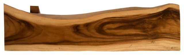 Chamcha Wood Triangle Bench - Rustic - Dining Benches - by Phillips ...