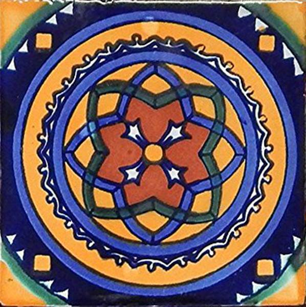 6"x6" Mexican Talavera Handmade Tiles, Set of 40 - Mediterranean - Wall ...