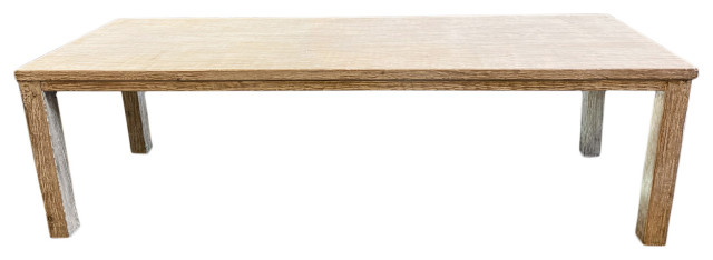 Weathered White Dining Table - Farmhouse - Dining Tables - by Design ...