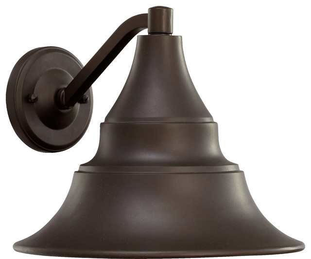 Sombra 11" Lantern Wall Mount, Oiled Bronze - Transitional - Outdoor ...