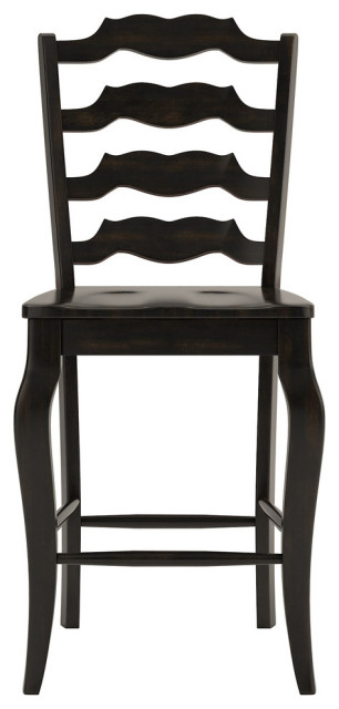 Arbor Hill French Ladder Back Counter Chair, Set of 2 - French Country ...