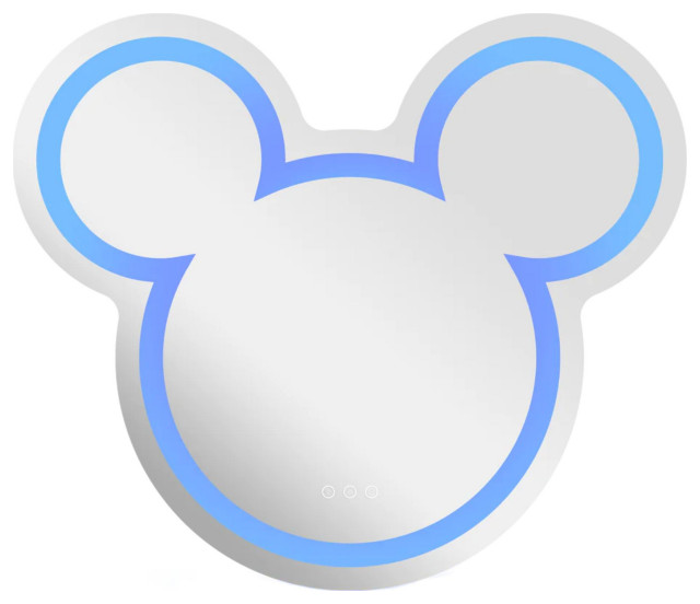 Mickey Mouse LED Wall Mirror - Modern - Makeup Mirrors - by Impressions ...