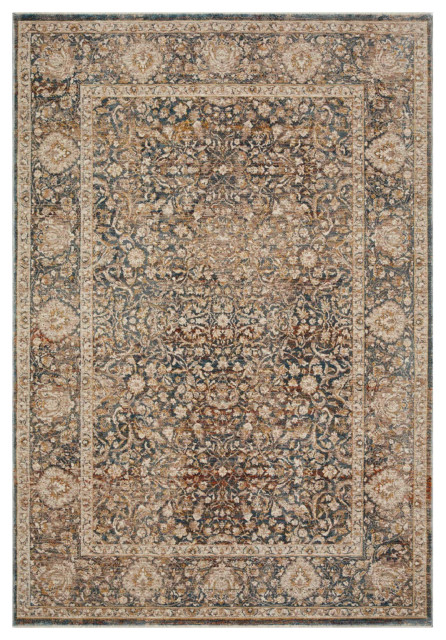 Soft Pile Classic Lourdes Area Rug, 2'7"x12' - Contemporary - Hall And ...