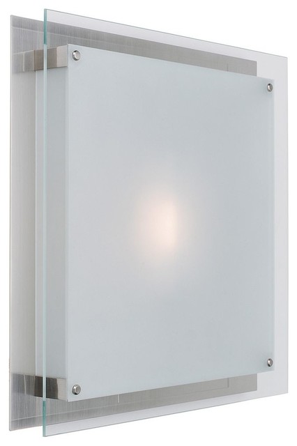 Two-Light Bathroom Light - Contemporary - Flush-mount Ceiling Lighting ...