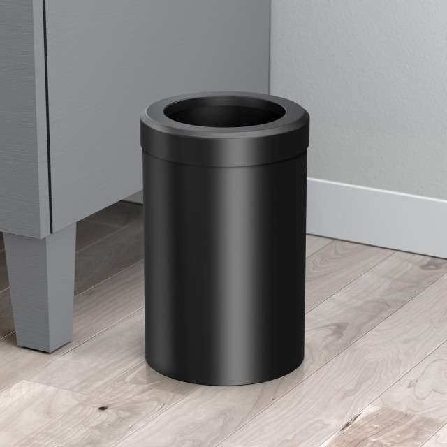 Round Modern Wastebasket - Contemporary - Wastebaskets - by Gatco Fine ...