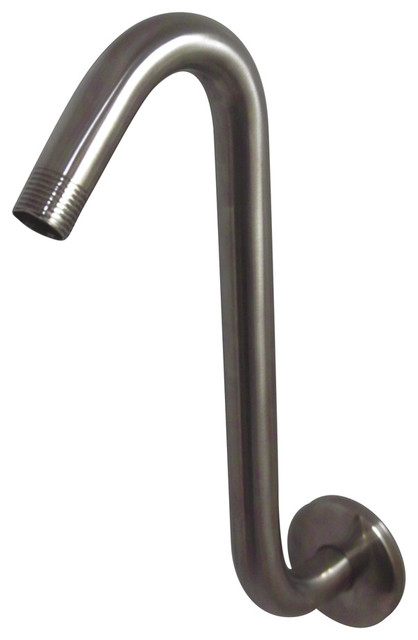 Trimscape 10" S-Shape Shower Arm, Satin Nickel - Transitional ...