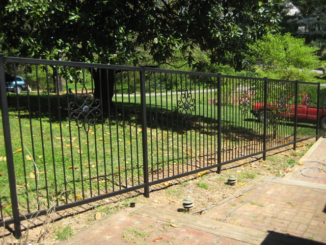 f001 Custom Iron Courtyard Fencing - Traditional - Other - by ...