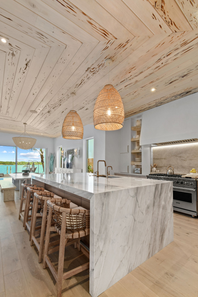 Natural Hues with Intracoastal Views - Beach Style - Kitchen - Other ...
