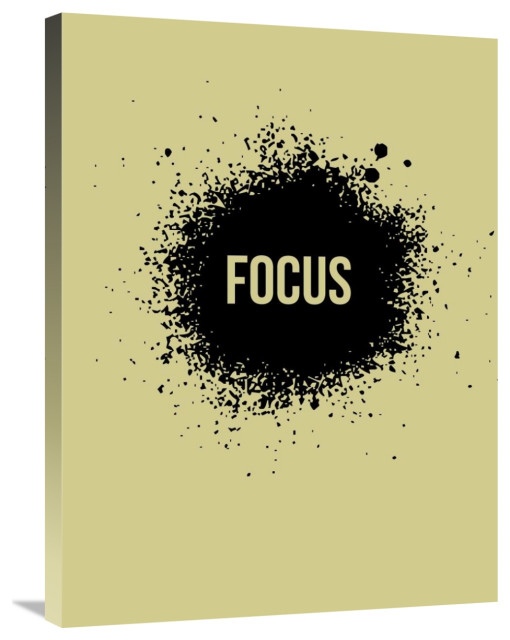 "Focus Poster Grey" Fine Art Print, 24" x 32" - Modern - Prints And ...