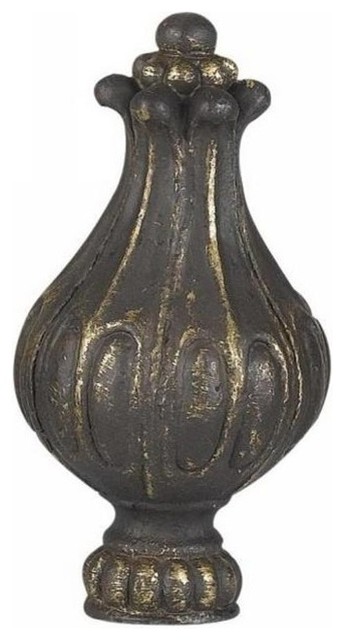 Metal Cast Finial, Dark Bronze Finish - Traditional - Lighting Hardware ...