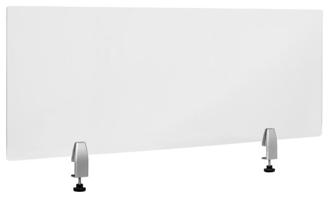 Clear Acrylic Desk Partition, Hardware Included, 18" x 47 ...
